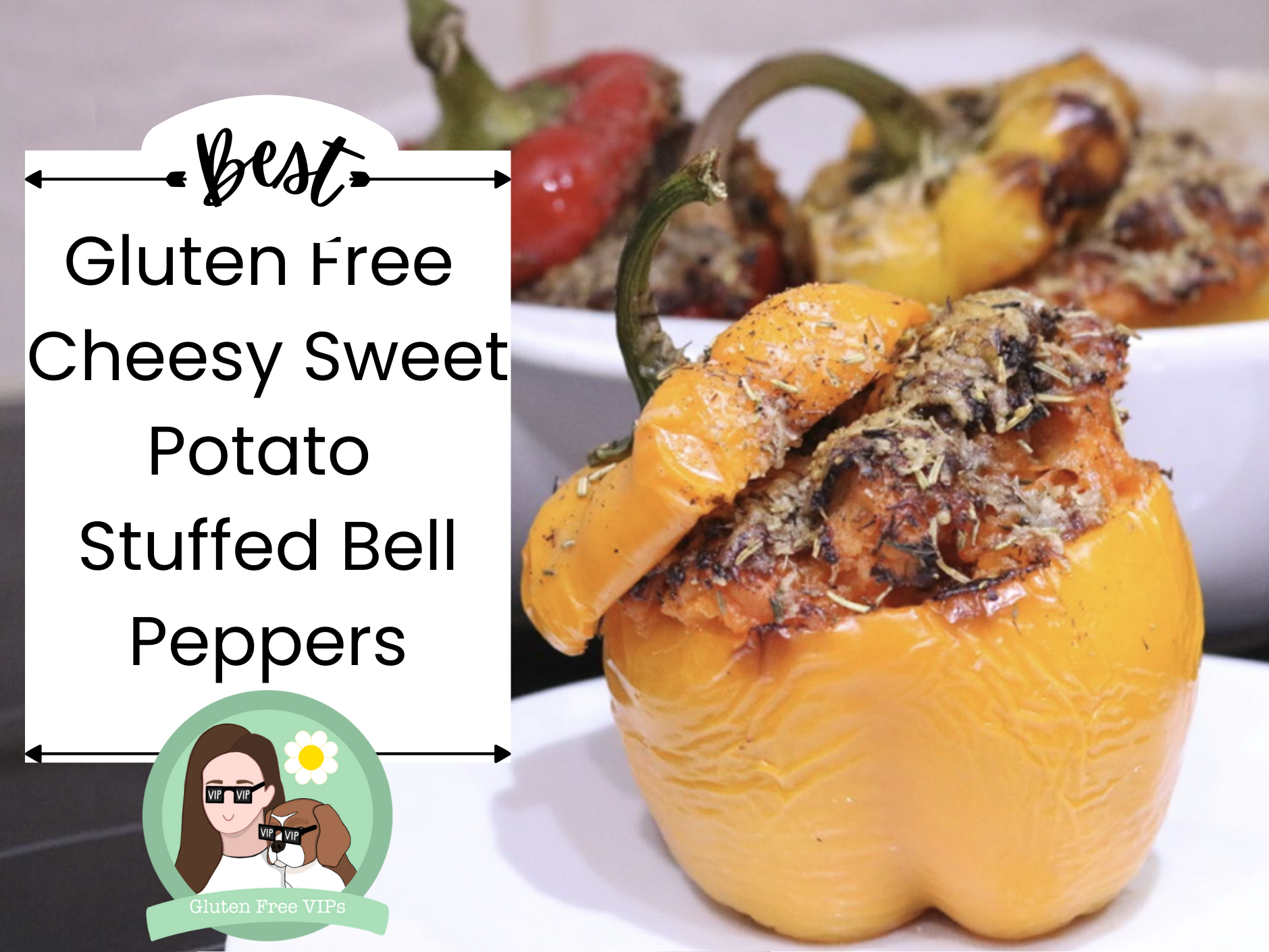 Best Gluten Free Cheesy Sweet Potato Stuffed Bell Peppers - Gluten Free ...